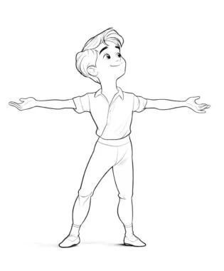 🕺 Ritmo y movimiento: Dibujos de baile para colorear gratis